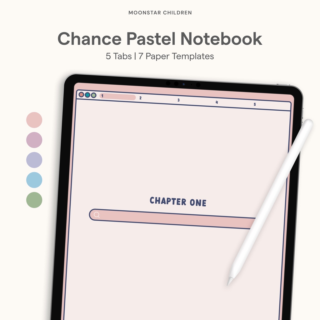 Jual Chance Pastel Digital Notebook BuJo Journal Note taking Study ...