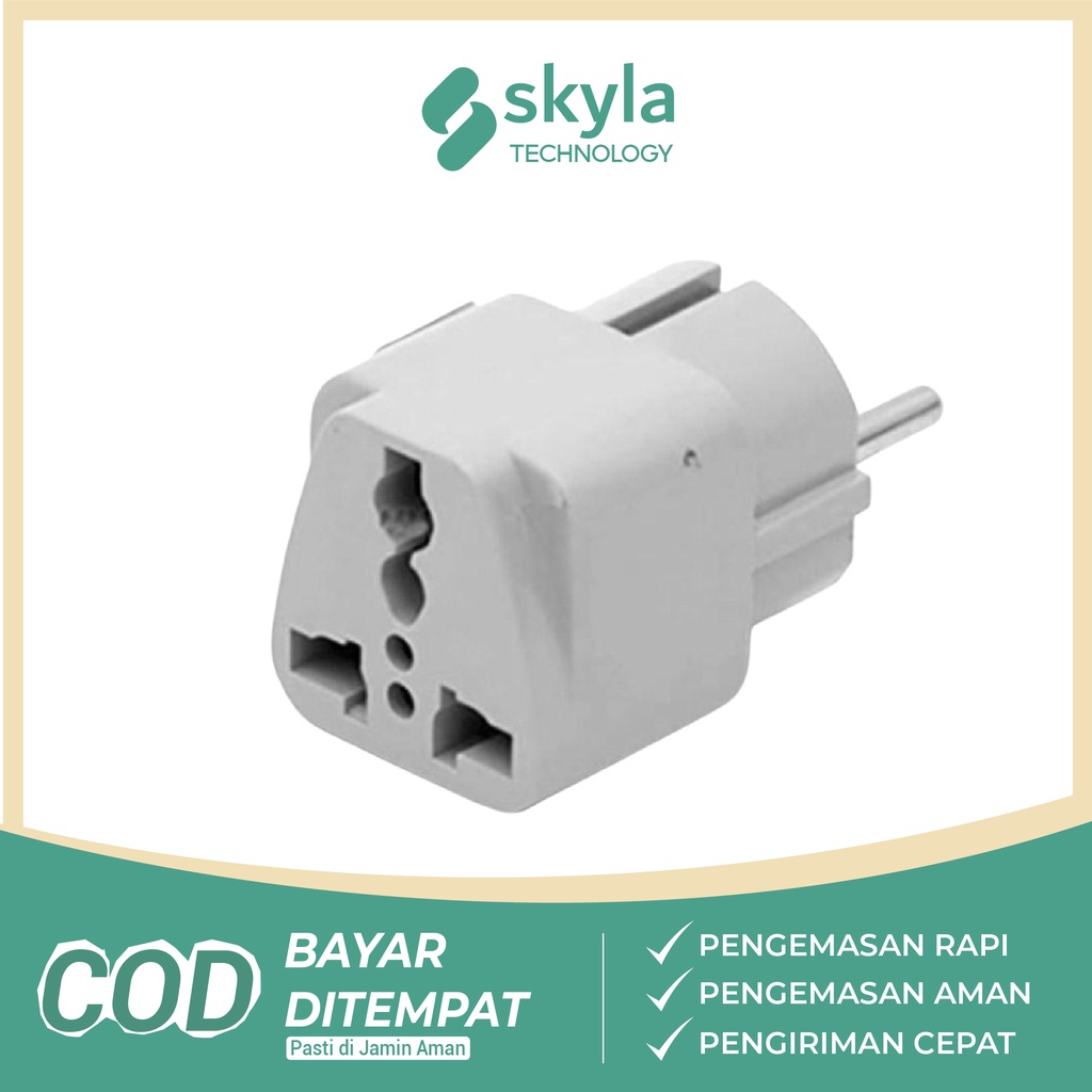 Jual Steker Listrik Universal Serbaguna 3 Lubang Colokan Stop Kontak ...