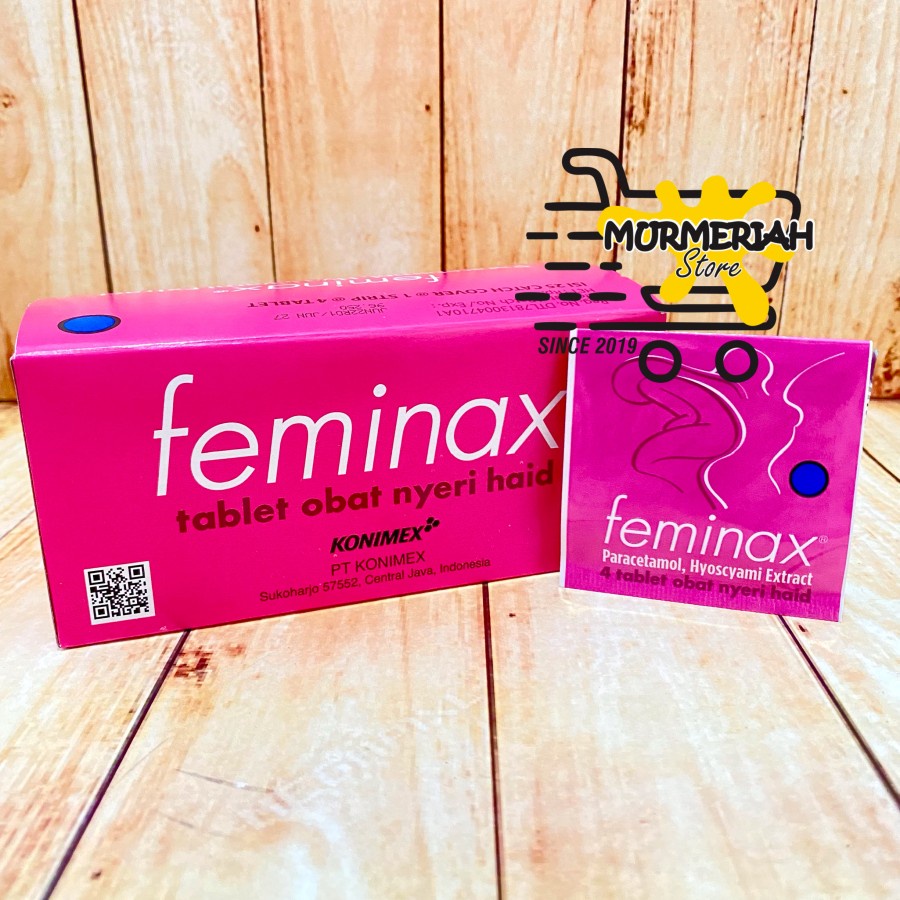Jual FEMINAX BOX 25 Lembar(100 tablet) - Obat Nyeri Haid | Shopee Indonesia