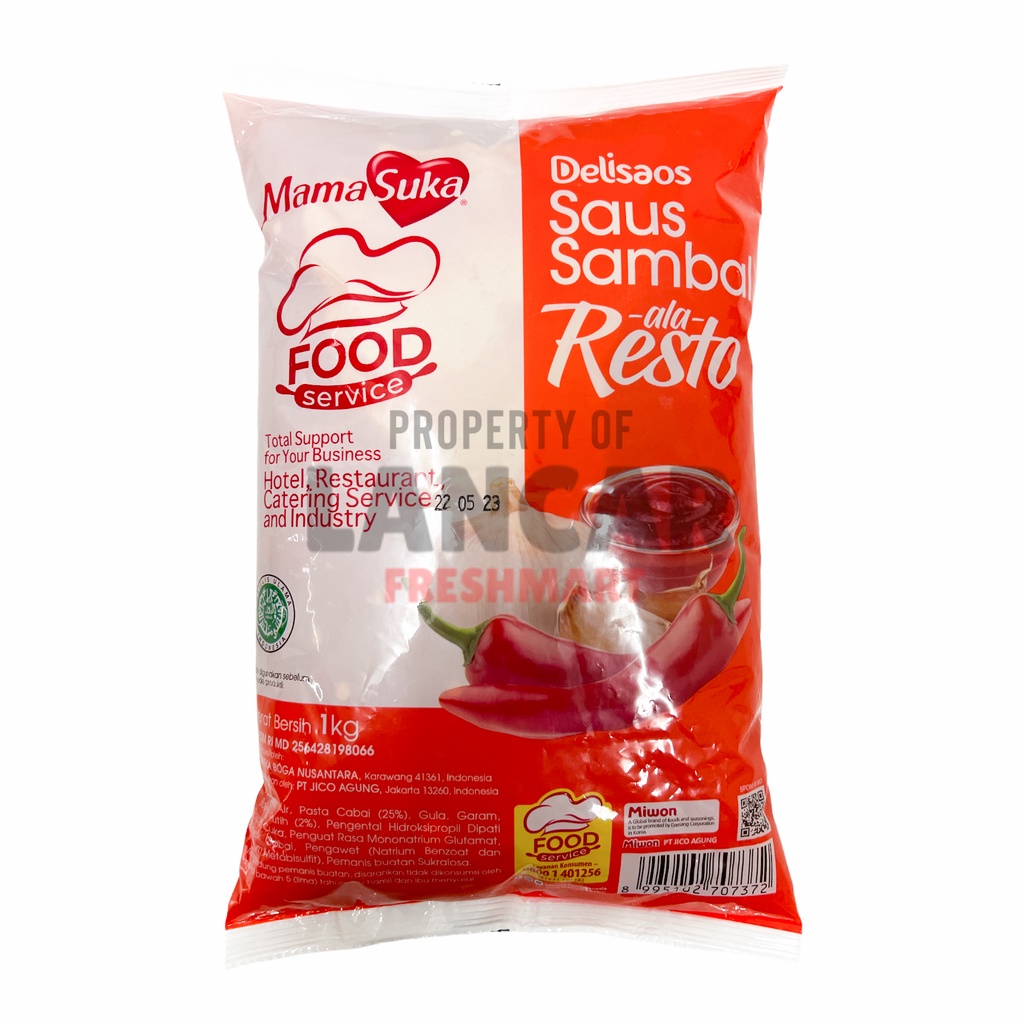 Jual MAMASUKA DELISAOS SAUS SAMBAL 1KG | Shopee Indonesia