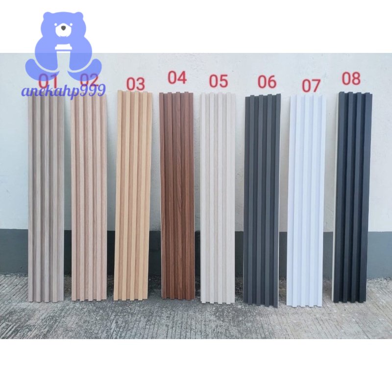 Jual WPC panel dinding / Wpc Wallpanel kisi uk 2.9m x 170cm x2.3cm | Shopee Indonesia