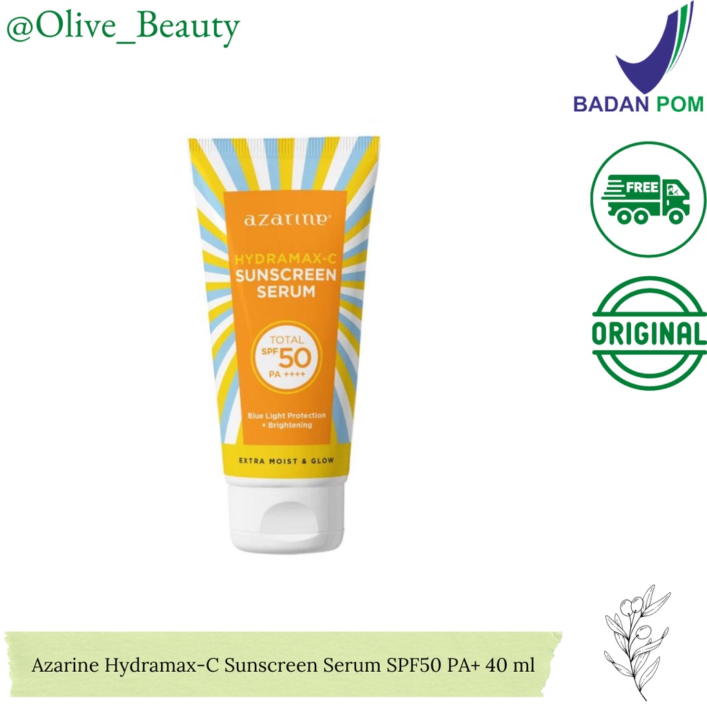 Jual Azarine Hydramax-C Sunscreen Serum SPF50 PA+ 40 ml | Shopee Indonesia