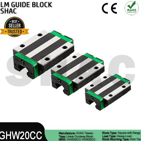 Jual Ghw20Cc/ Hgw20Cc Linear Guide Block - Original Shac Taiwan ...