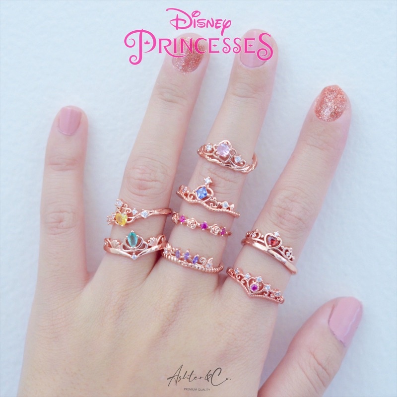 Jual Ashter&Co - Disney Princess Collection Ring - Cincin Disney Korean Style Ring | Shopee ...