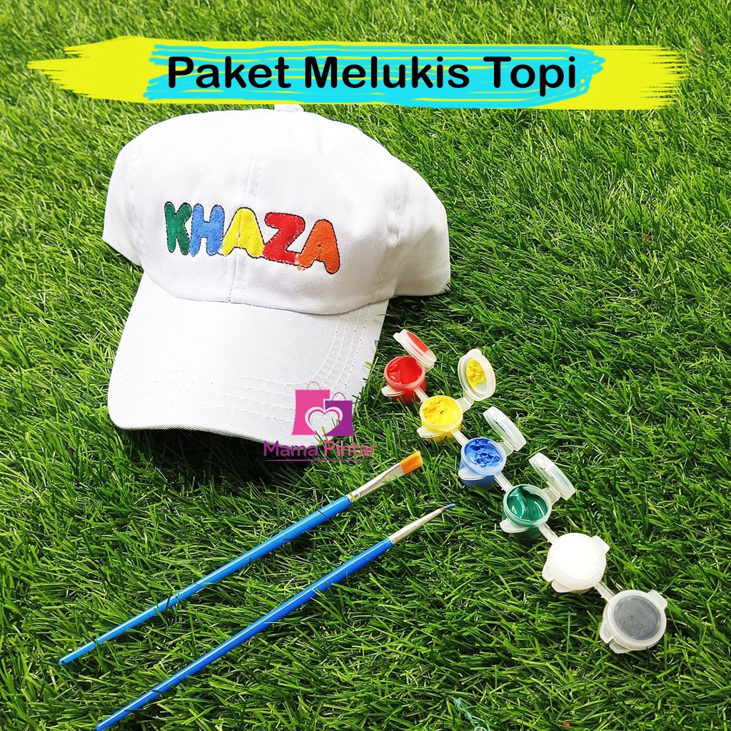Jual Set Paket Melukis Mewarnai Topi Untuk Souvenir Anak Ulang Tahun ...