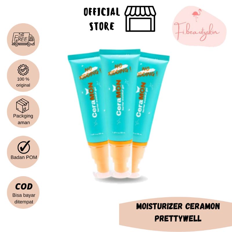 Jual PRETTYWELL MOISTURIZER CERAMON BARRIER MOISTFULL GEL BY PRETTY ...