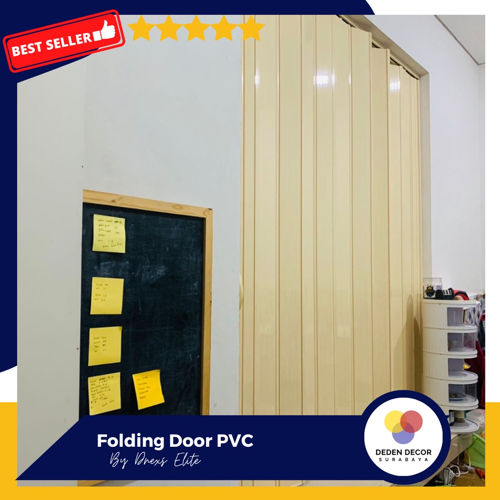 Jual PVC Folding Door Warna HD 082 / Pintu Sekat Ruangan / Pintu Lipat ...