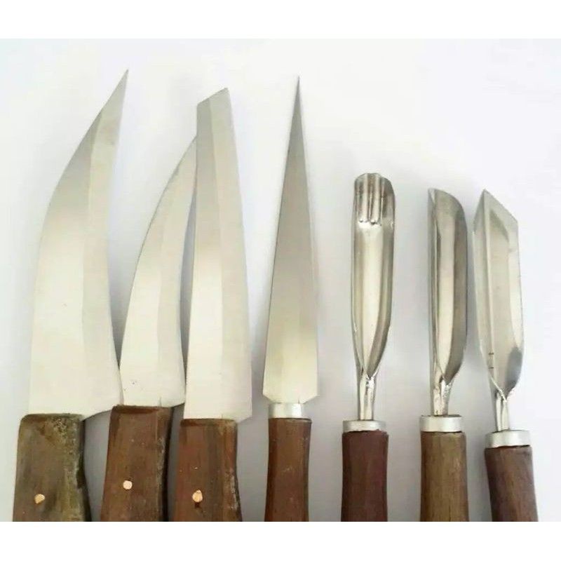 Jual Ibras set 7 ukir garnish buah dan sayur, Pisau Grafting Tajam ...