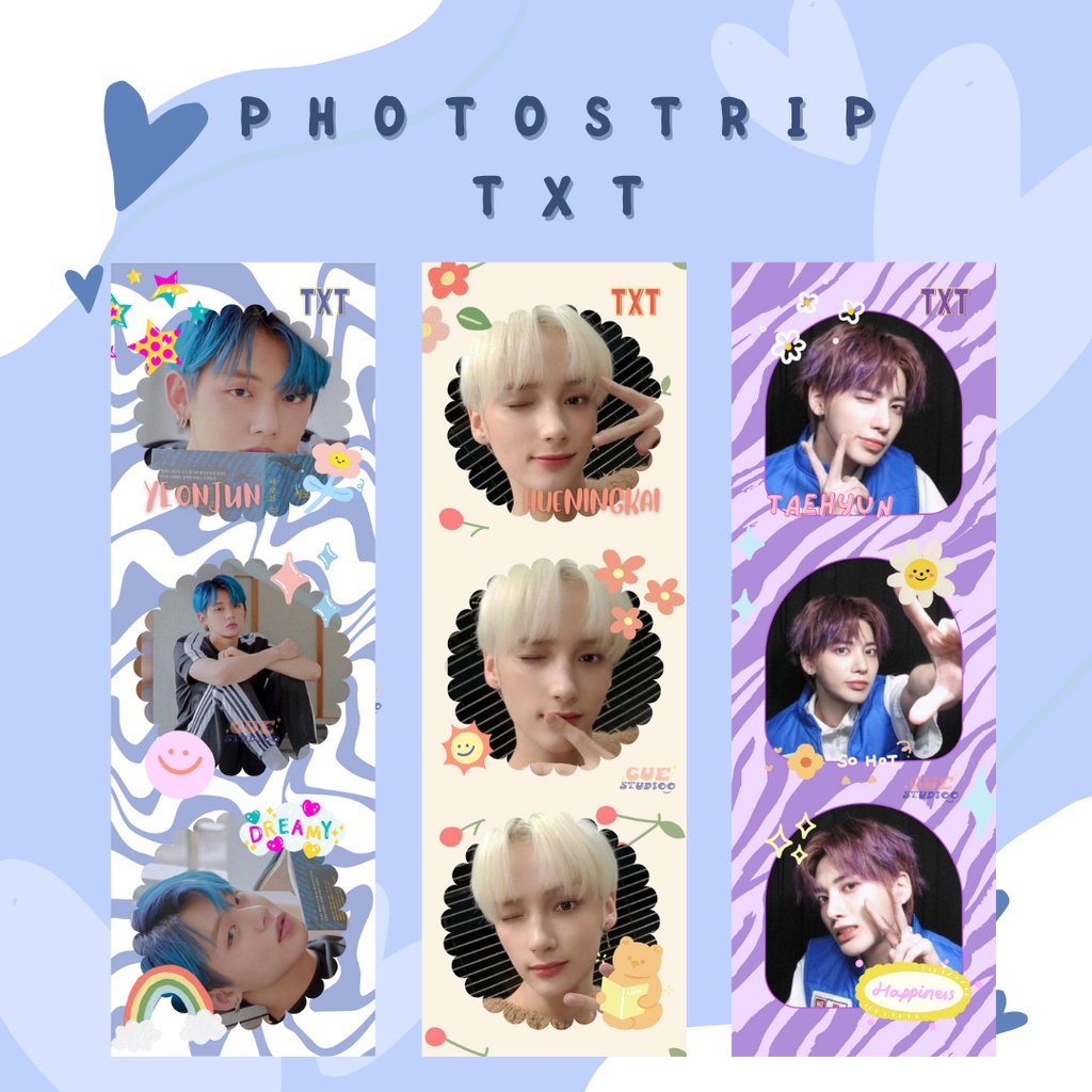 Jual [READY] PHOTOSTRIP TXT CUE STUDIOO KPOP MERCH FANMADE STUFF ...