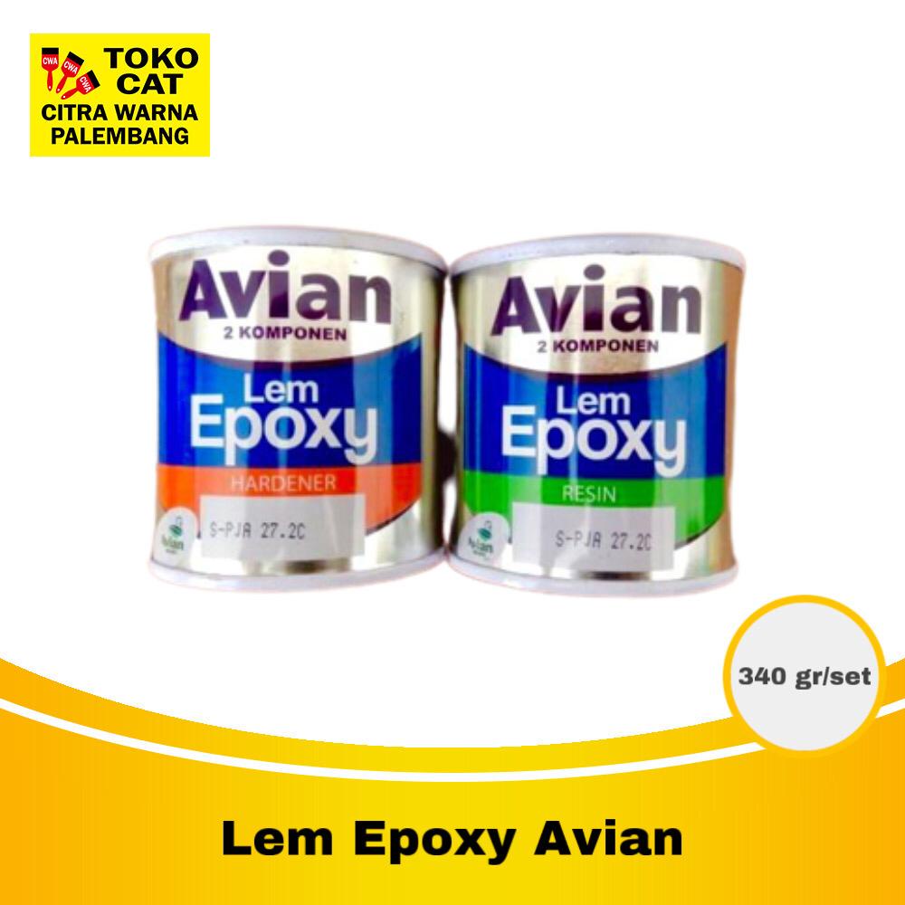 Jual Lem Epoxy Resin Avian 340 Gram Set | Shopee Indonesia