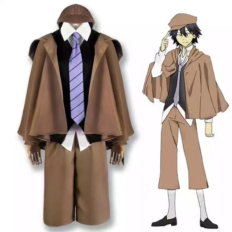 Jual 2022 Anime Bungo Stray Dogs Detective Ranpo Edogawa Cosplay ...