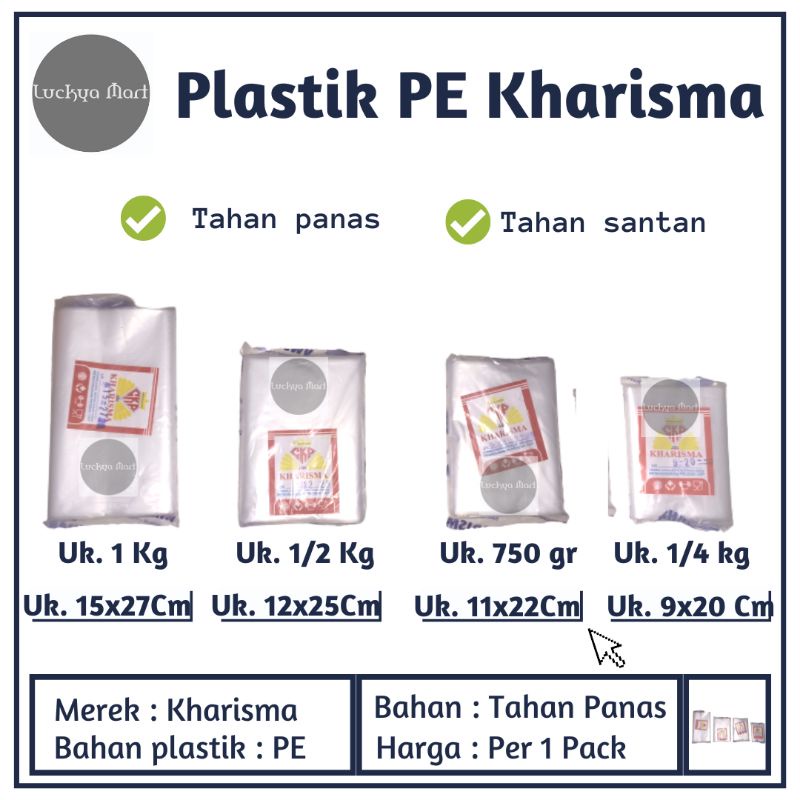 Jual Plastik PE Kharisma / Kantong Plastik PE / Plastik Es / Plastik PE ...