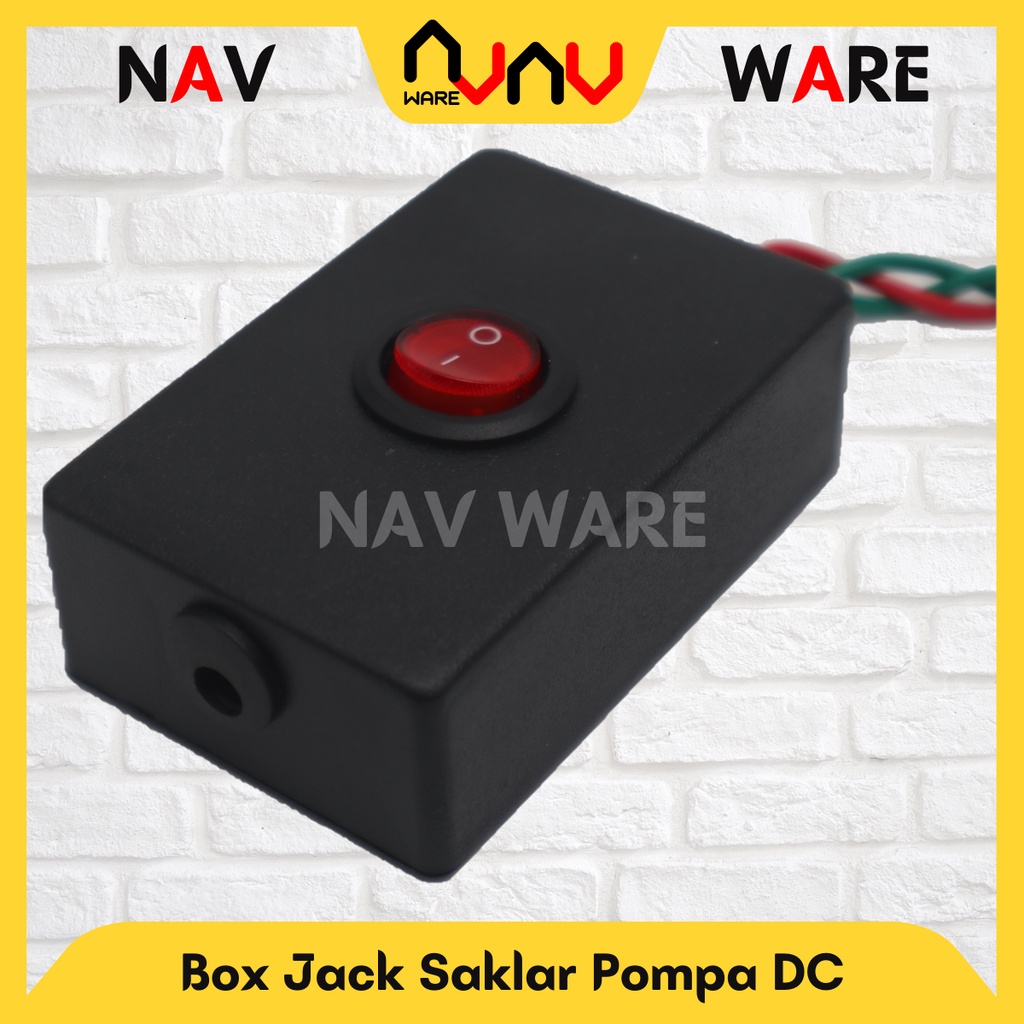 Jual Box Saklar On Off Kotak dan Jack DC Female Untuk Pompa DC Dual ...