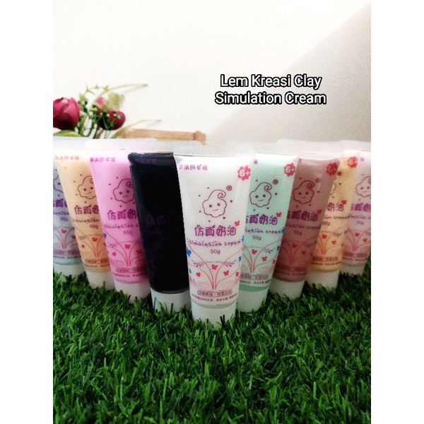 Jual Simulation Cream / Deco Cream / Lem Clay Liquid DIY | Shopee Indonesia
