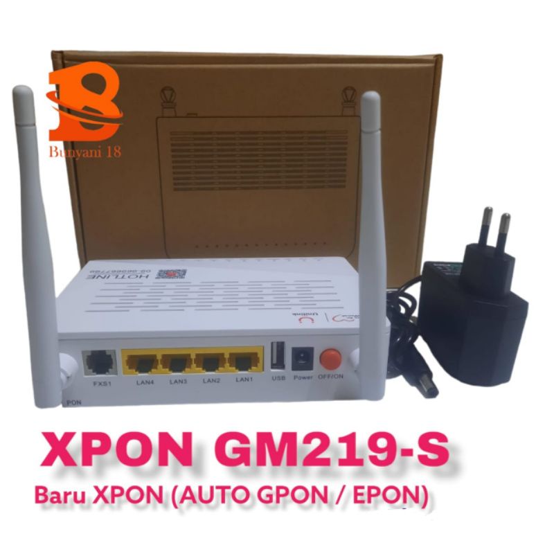 Jual ONU ONT GM219-S XPON EPON GPON MODEM ROUTER ACCESS POINT WIRELESS WIFI | Shopee Indonesia