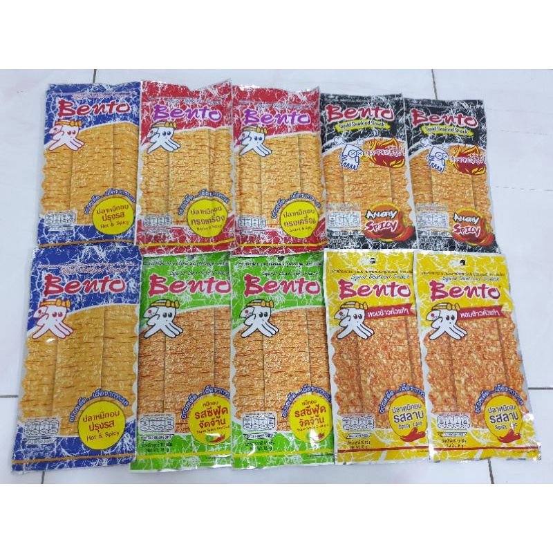 Jual SQUID SEAFOOD BENTO THAILAND JUHI BENTO SNACK THAILAND | Shopee ...