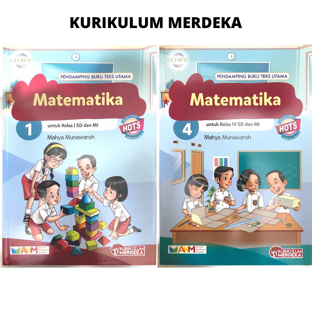 Jual KURIKULUM MERDEKA BUKU GLOBAL MATEMATIKA KELAS 1 2 3 4 5 6 SD/MI KSP - Mahya Munawaroh ...