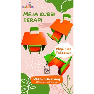 Jual Meja Kursi terapi/ Meja belajar anak/ Meja Pediatri/ Meja lipat ...