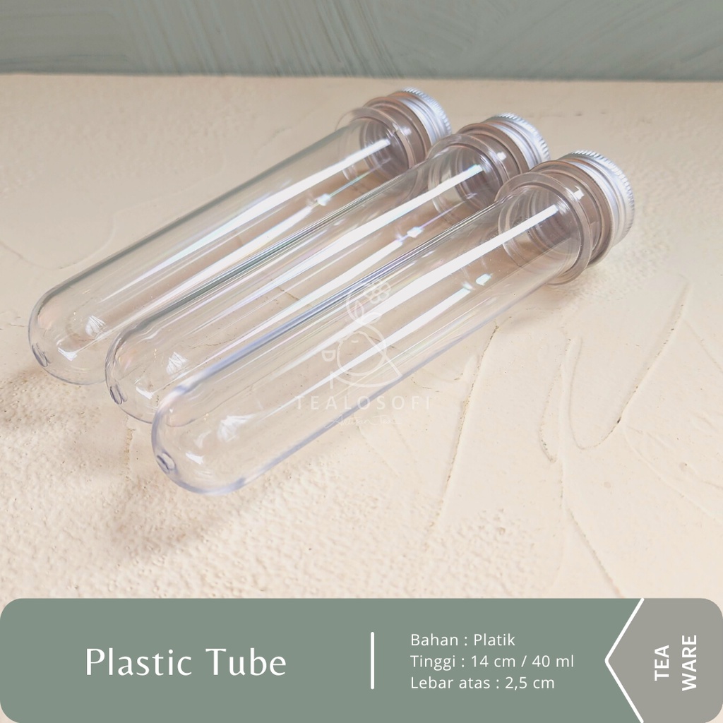 Jual Plastic Test Tube - Tabung Plastik Tutup Alumunium Tebal Premium ...