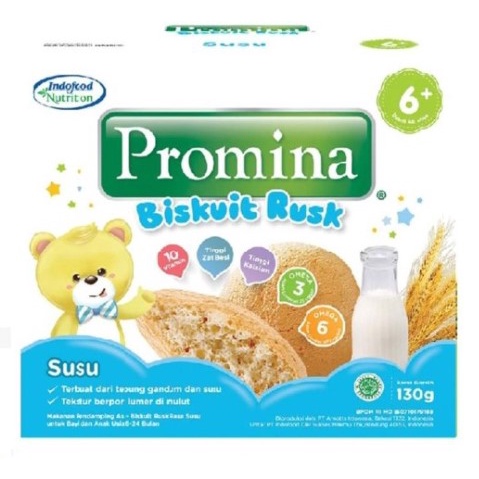 Jual PROMINA Biskuit Rusk Susu 130gr | Shopee Indonesia
