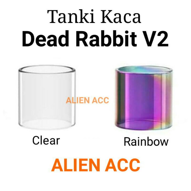 Jual Kaca Dead Rabbit V2 Rta Flat Datar Glass Cadangan | Shopee Indonesia