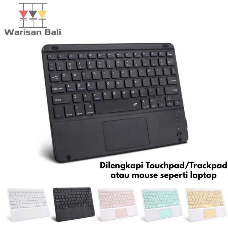Jual Keyboard bluetooth Touchpad/trackpad mouse Ipad tablet laptop hp ...