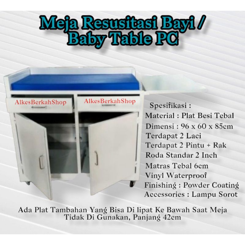 Jual Meja Resusitasi Bayi / Baby Table PC | Shopee Indonesia