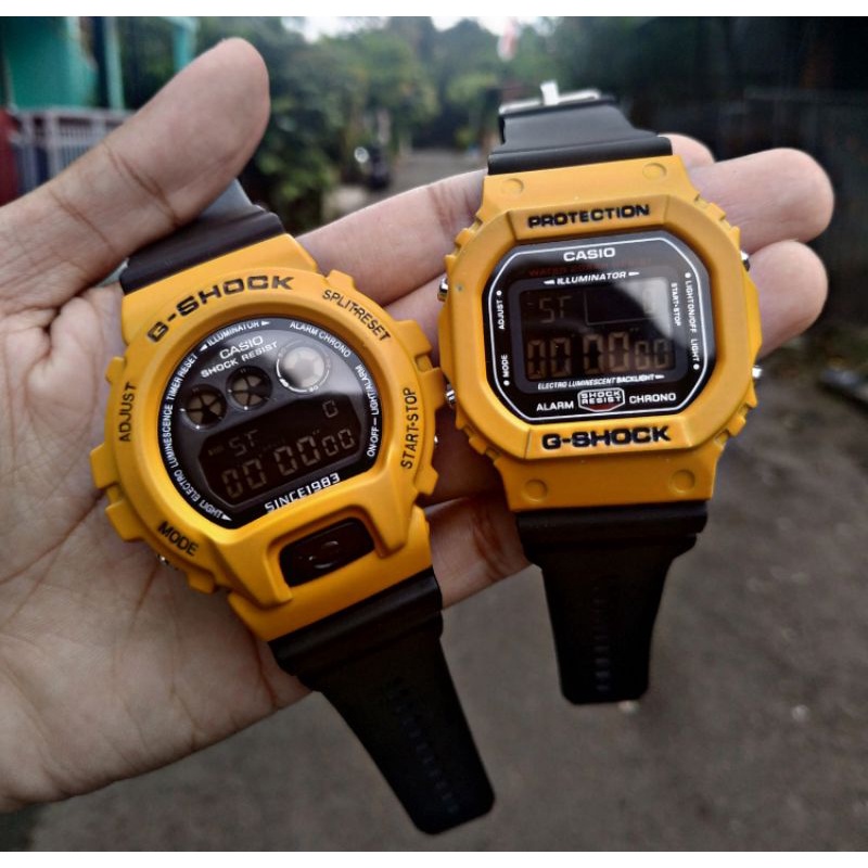 Jual TERBARU JAM TANGAN CASIO GSHOCK DW6900 DW5600 COUPLE SPECIAL ...