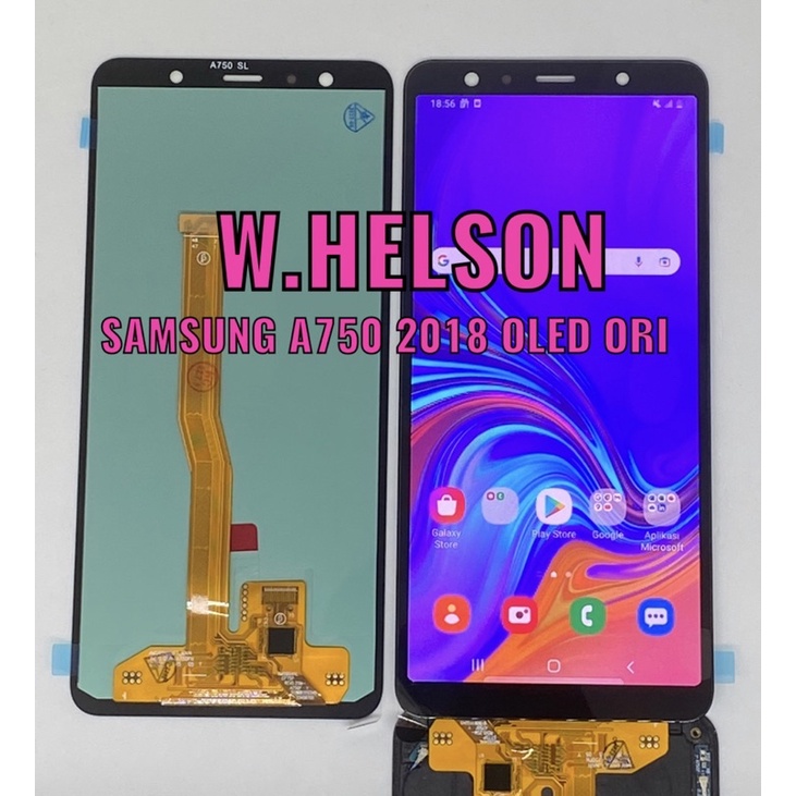 Jual LCD TOUCHSCREEN SAMSUNG GALAXY A750 2018/A7 2018 OLED ORI | Shopee Indonesia