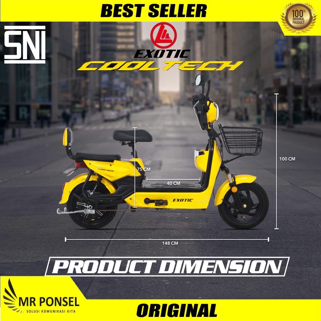 Jual Sepeda Listrik Groza Revole Exotic Cooltech By Pacific | Shopee ...