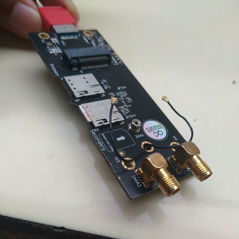 Jual Adaptor Modem Rakitan USB to NGFF key.B Dual Sim | Shopee Indonesia