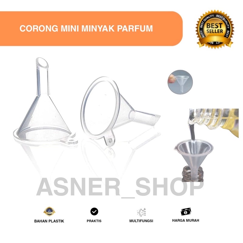 Jual Corong mini Funnel Minyak Parfum Oil Saringan botol Kecil Plastik ...