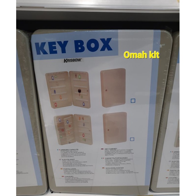 Jual key box krisbow kotak penyimpan kunci kapasitas 200 kunci | Shopee ...