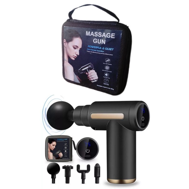 Jual Massage gun alat terapi otot pijat multifungsi | Shopee Indonesia