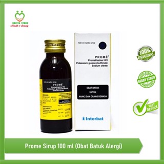 Jual Prome Sirup 100 ml Obat batuk alergi | Shopee Indonesia