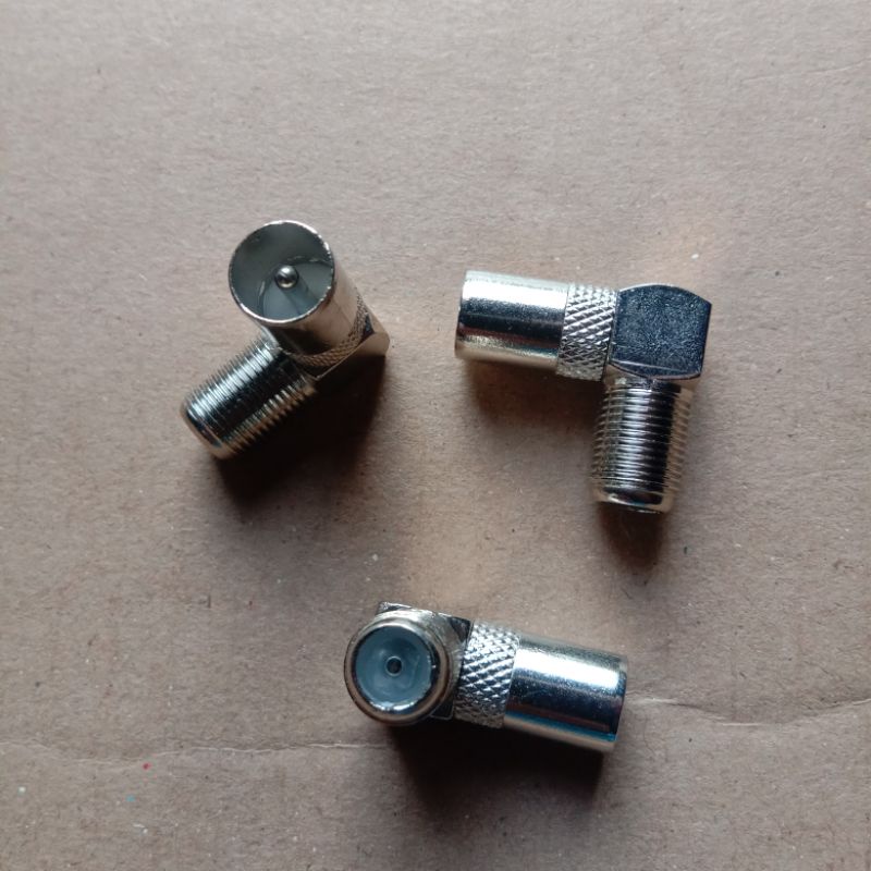 Jual Jack TV L Drat male besi 028 / konektor / jek Antena | Shopee Indonesia