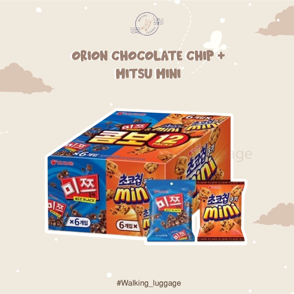 Jual Orion Chocolate Chip + Mitsu Mini (1 Pcs) | Shopee Indonesia