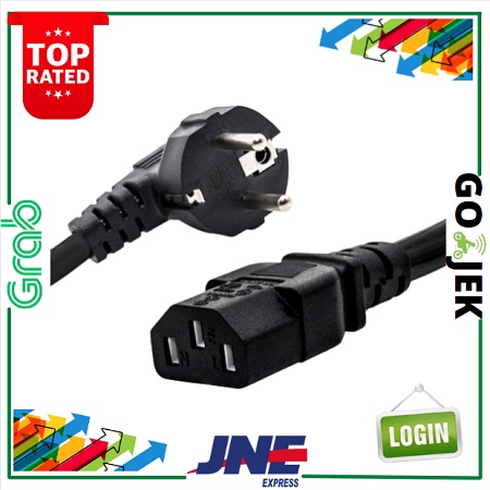 Jual Kabel Cpu - Kabel Power Listrik Komputer 1.5 Meter ( PC Cable ...