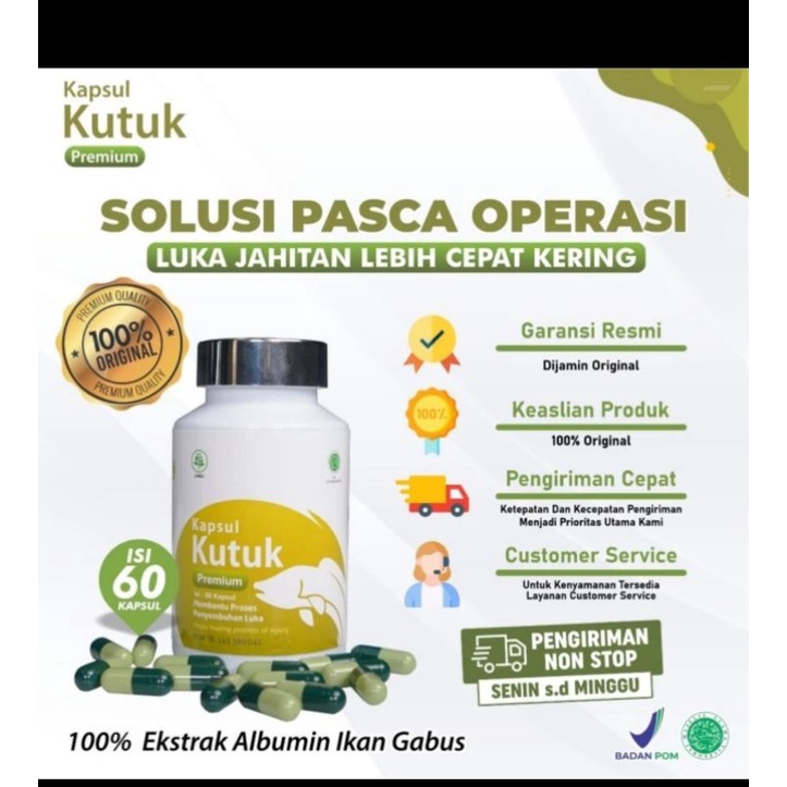 Jual kapsul kutuk / gabus | Shopee Indonesia