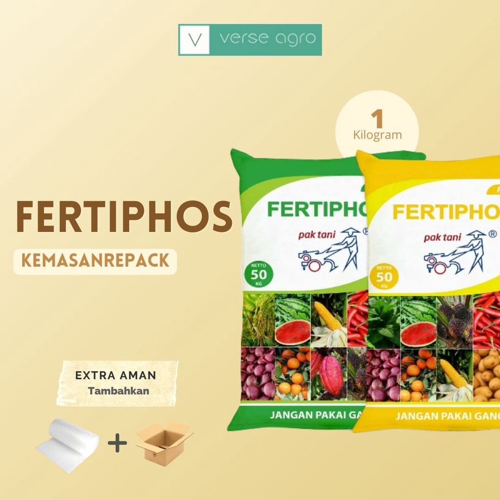 Jual PUPUK SP FERTIPHOS TSP HITAM PAK TANI REPACK 1 KG | Shopee Indonesia