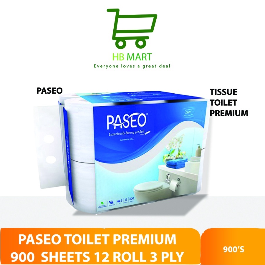 Jual Tisu Tissue Paseo Toilet Bathroom Elegant Luxuriously Soft Core ...