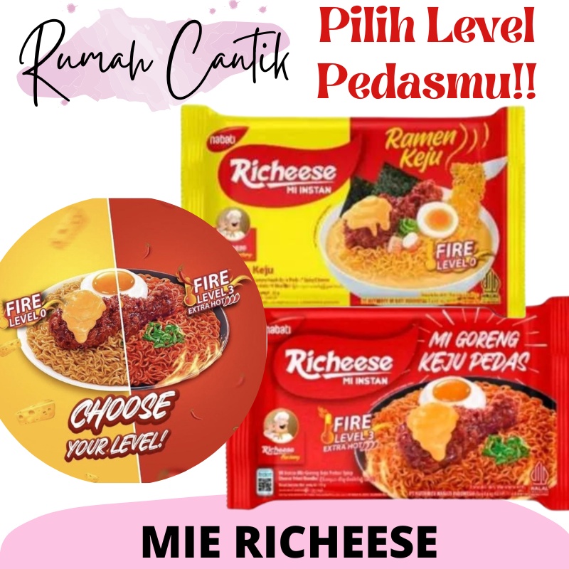 Jual Richeese Mie Goreng Mie Ramen Level Pedas | Shopee Indonesia