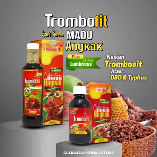 Jual TROMBOFIT Sari Kurma Madu ANGKAK Jambu Biji Merah Plus Lumbricus ...