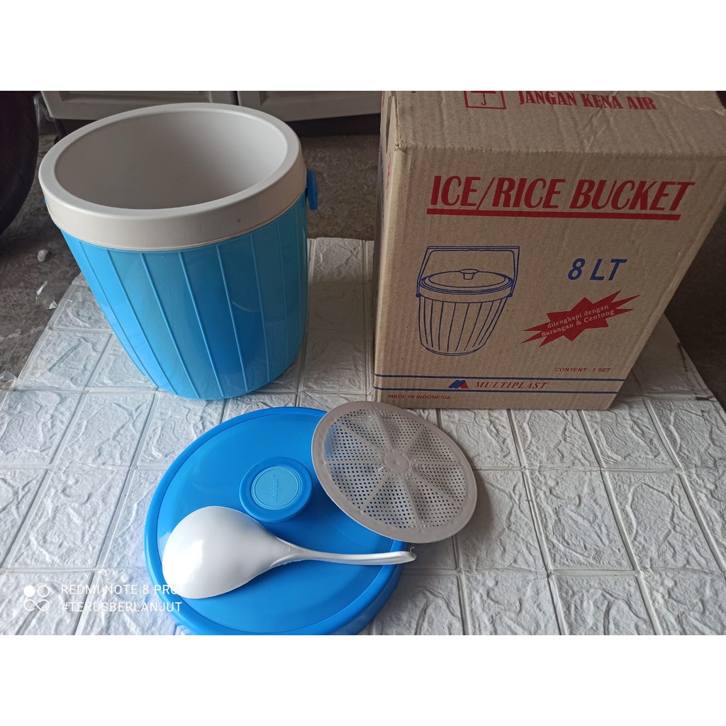 Jual RICE BUCKET / TERMOS NASI /TERMOS ES UKURAN 8 L | Shopee Indonesia