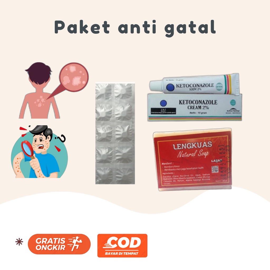 Jual Paket Sabun Lengkuas Anti Jamur / Obat Panu / Obat Gatal Ampuh ...