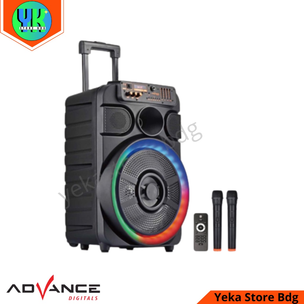 Jual SPEAKER ADVANCE BLUETOOTH K1206 (Speaker Meeting Portable 12 inch - FREE MIC WERLES 2BH ...