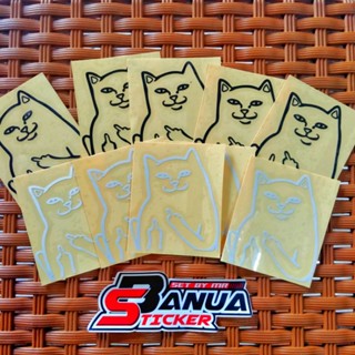 Jual Stiker Kucing Emot Jari Tengah | Shopee Indonesia