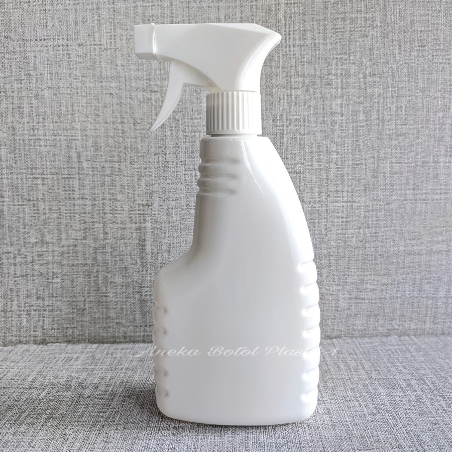 Jual botol spray 450ml putih model slim / botol semprot kispray 450ml ...