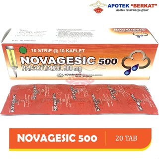 Jual NOVAGESIC STRIP ISI 10 KAPLET / SAKIT KEPALA / DEMAM | Shopee ...