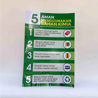 Jual Poster Laboratorium, Poster Aman menggunakan bahan Kimia, Poster ...